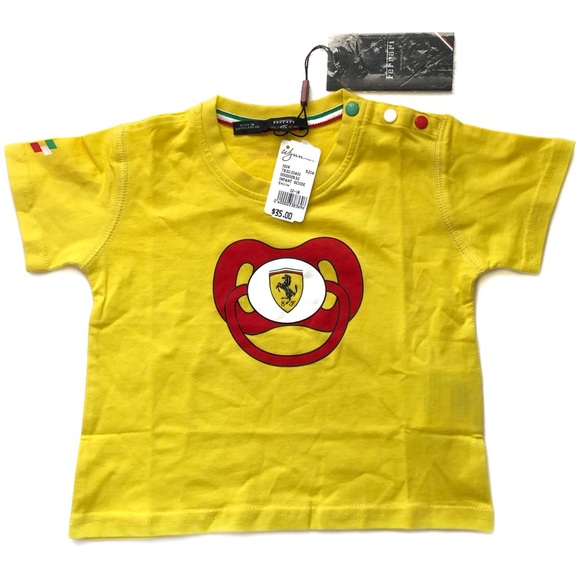 Ferrari | Shirts & Tops | Ferrari Maranello Italia Infant Scudetto T ...